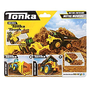 Tonka - Metal Movers Combo Pack - Mighty Dump Truck & Front Loader