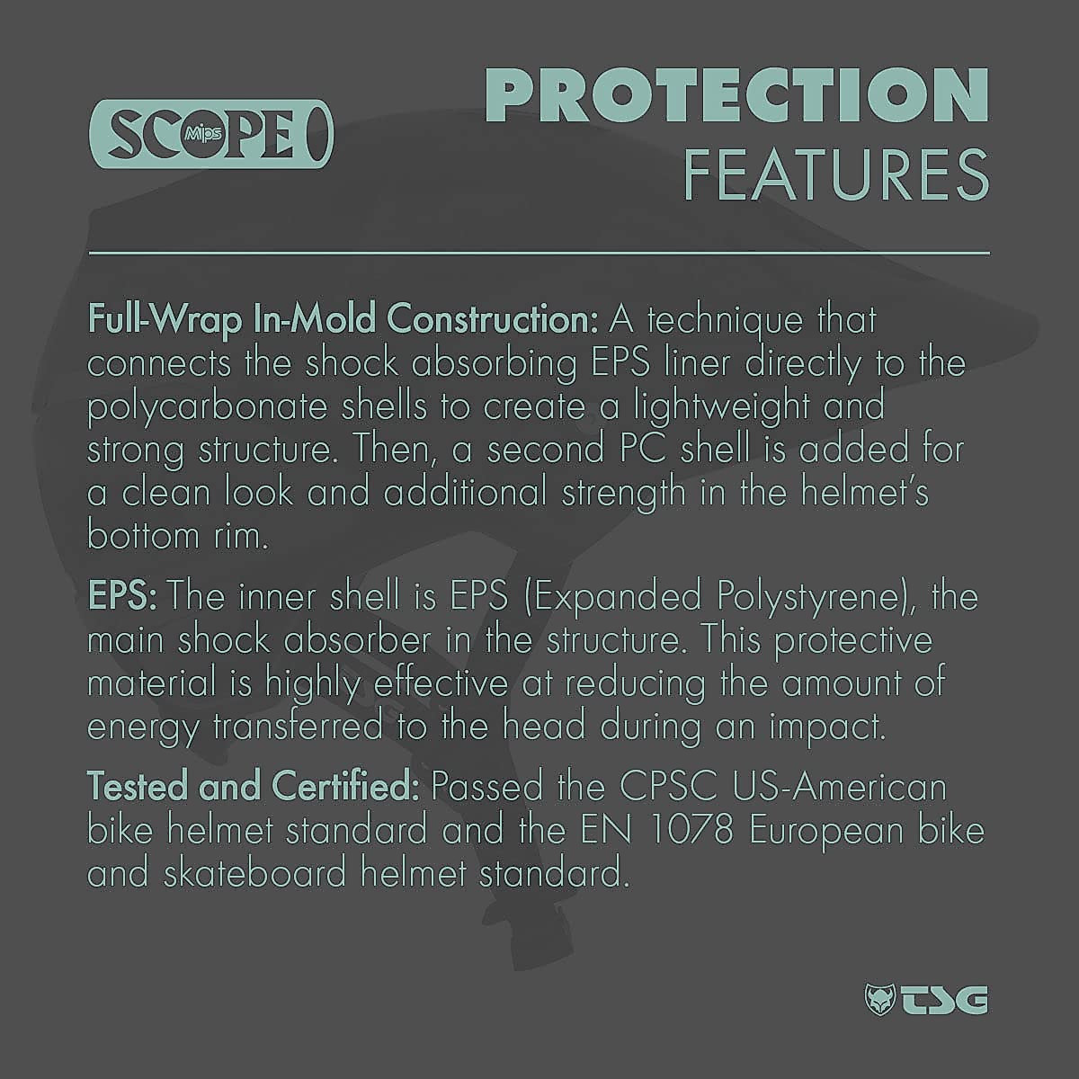 TSG Scope Bicycle & Mountain Bike Helmet w/Tuned Fit, Trail, MTB, Adults & Youth, Low Fit, Protective Gear, Impact Protection, Air Vents, Strap Lamp/Camera Mount, Safety Rated, Swiss