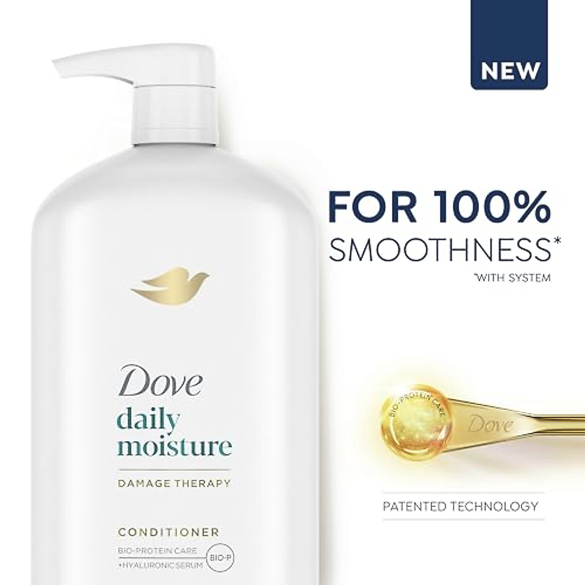 Dove Ultra Care Conditioner Daily Moisture Pack of 4 For Dry Hair Conditioner with Bio-Restore Complex 31 oz