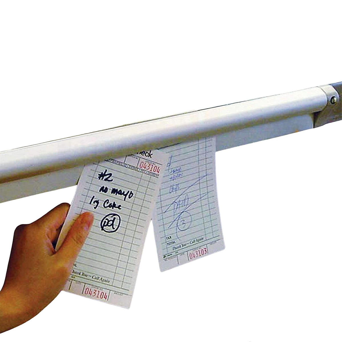 San Jamar Stainless Steel Check Rack, 48 Inches, Silver