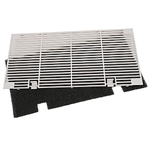 PIT66 RV A/C Ducted Duo-Therm Air Grille, Compatible with Dometic 3104928.019, Replace A-Conditioner Grill with Filter Pad - Polar White