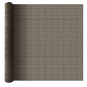 Ifenceview 3' x 42' Brown Shade Cloth Fabric Mesh Net for Window Balcony Deck Patio Yard Pergola Gazebo Garden Bed