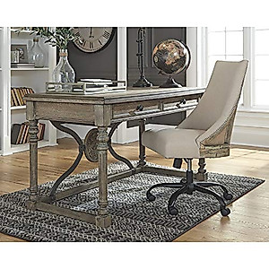 Signature Design by Ashley Office Program Swivel Desk Chair, Beige