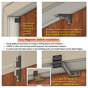 Awoco 36” Super Power 2 Speeds 1200 CFM Commercial Indoor Air Curtain, UL Certified, 120V Unheated with an Easy-Install Magnetic Switch