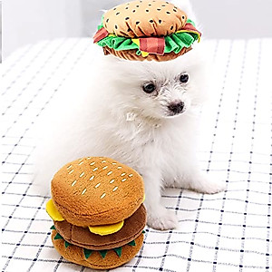 Halloween Costume Dogs Cats Hats-Fries Hats for Small Medium Large Dogs-Halloween Christmas Party Cosplay Costume for Pet Dogs n Cats