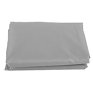 Oumefar Outdoor Swing Chair Cushion 3-seat Chair Cushion Replacement Swing Seat Cover for Patio Garden Yard(Gray)