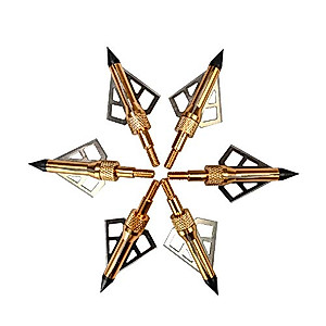 Crossbow Broadheads 100 Grain 12 Pack Archery Hunting 3 Blades Sharp Compound Recurve Bow Arrow Heads