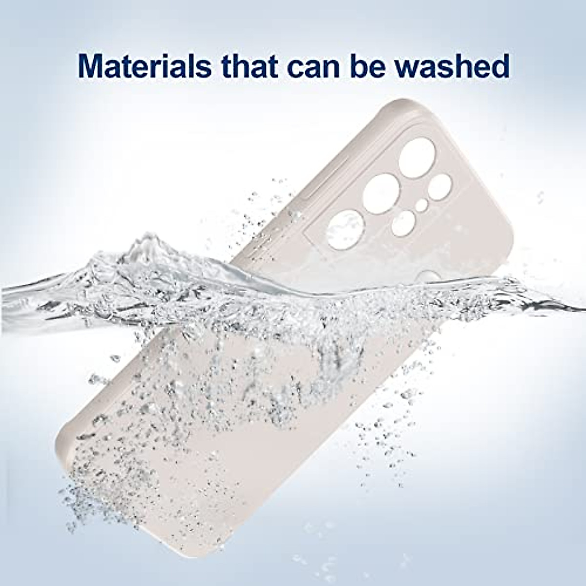 GiiYoon Silicone Case Compatible with Samsung Galaxy S21 Ultra 5G, Full Body Silky Soft Touch Phone Case with Camera Protection, Shockproof Cover with Microfiber Lining, Off White