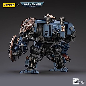 HiPlay JoyToy × Warhammer 40K Officially Licensed 1/18 Scale Science-Fiction Action Figures Full Set Series -Space Marines Space Wolves Venerable Dreadnought Brother Hvor