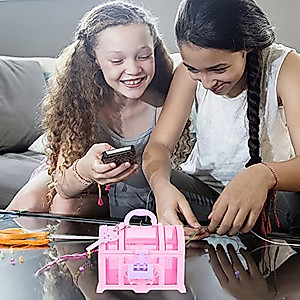 Alipis Treasure Trinket Chest Girl 2Pcs Kids Jewelry little girl treasure box pretend treasure box baby girl treasure chest Box Toy Princess Little Girl Jewelry Box