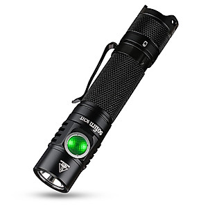 sofirn SC31T Rechargeable Flashlight 2000 Lumens, Tactical Flashlight with Powerful SST40 6500K LED, for EDC Camping Hiking Fishing Dog Walking (SC31T-Kit)