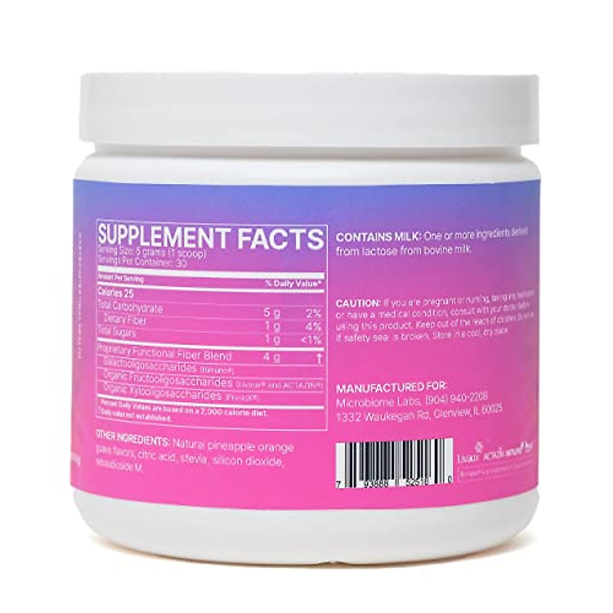 Microbiome Labs MegaMucosa - GI Lining Powder Supplement - Gut Lining & Immune Support with Immunoglobulins & Amino Acids - Berry Acai Flavor Powder for Adults, Children & Teens (5.5 oz)