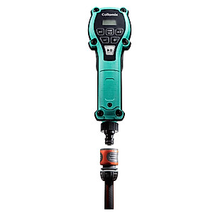 COLLOMIX Water Dosing Device - AQiX Precision Water Meter for Material Mixing with Automatic Flow Stop & 3/4" Quick Hose Connector - AQiX