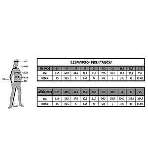 5.11 Tactical Women's Stryke Covert Cargo Pants, Stretchable, Gusseted Construction, Style 64386, Tundra, 20 x L