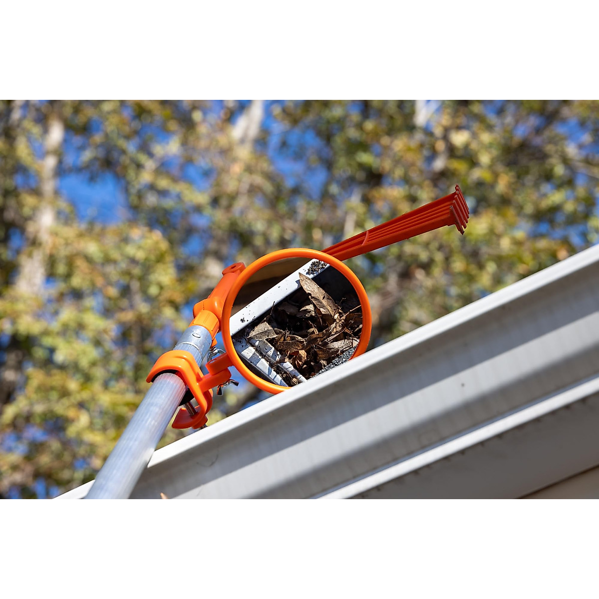 EZ Smart Inspection Mirror for Extension Pole Attachment | Easily Inspect Roofs, Gutters, Inside Duct Work, Birds’ Nests & More