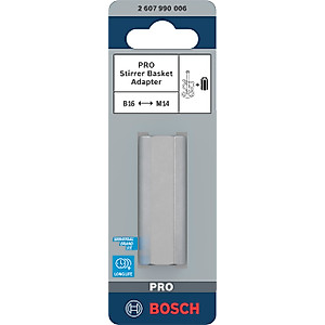 Bosch Professional 2607990006 Adapter for Stirrer Basket, Silver