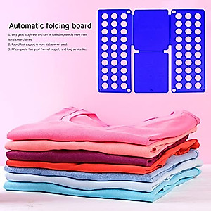 PNPCORP Upgrade Tshirt Shirt Folding Board for Adult, Laundry Clothes Folder, Durable Plastic Folder (Pink)
