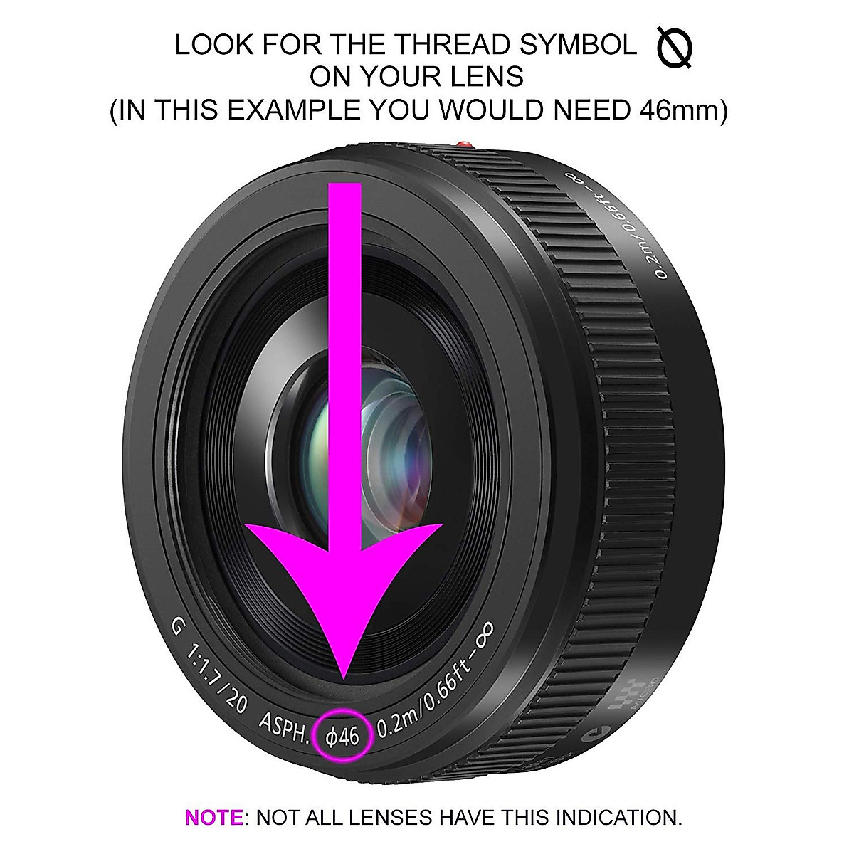 Canon EOS Rebel T2i/T3i/T4i/T5i/T6i/T7i High Grade Multi-Coated, Multi-Threaded, 3 Piece Lens Filter Kit (58mm)