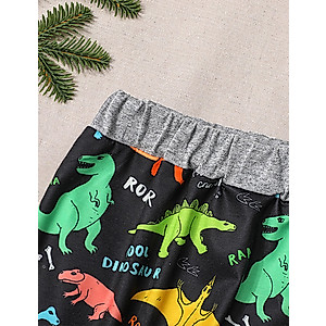 BAVADER Toddler Boy Clothes 18 24 Months Boy Clothes Mama's Boy Dinosaur Long Sleeve Hoodie Pant Sets Toddler Clothes for Boys