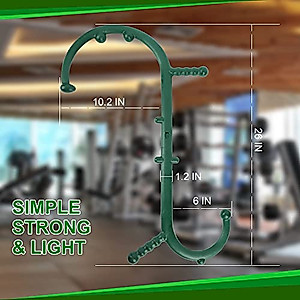 Massage Trigger Point Cane, Body Deep Tissue, Handheld Back, Neck, Shoulder, Leg and Feet Massager Rod, Muscle Release Tool Self Massage Hook Cane for Women & Men, Green