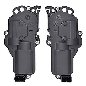 Power Door Lock Actuator Left and Right Side Compatible with Ford F150 F250 F350 Excursion Expedition Mustang Ranger, Lincoln, Mercury, Mazda Lock Actuator Replaces 6L3Z25218A43AA, 6L3Z25218A42AA