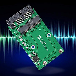 Demeras Adapter Converter Converter Card Long Service Life MSATA to Micro SATA Card, Simple Installation Reliable Converter Disc for PC for Computers for Notebook