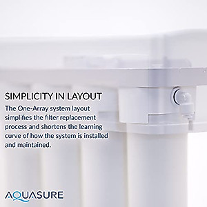 Aquasure Premier Advanced 4-Stage Reverse Osmosis Filtration System with Alkaline Remineralization Filter, Tank & Drinking Water Faucet | 75 GPD, Restores Minerals, pH+, Removes 99% of Contaminants