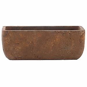 Classic Home and Garden 240001P-433 Dakota Trough, Rust, Large