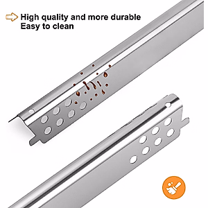 Grill Replacement Parts for Charbroil 2 Burner 463625217 463625219 463673517 463673519 463673019 Grill,17.75 Inch Burner Parts for Char-Broil 2 Burner Grill,Heat Plate for Charbroil 463625217 Grill