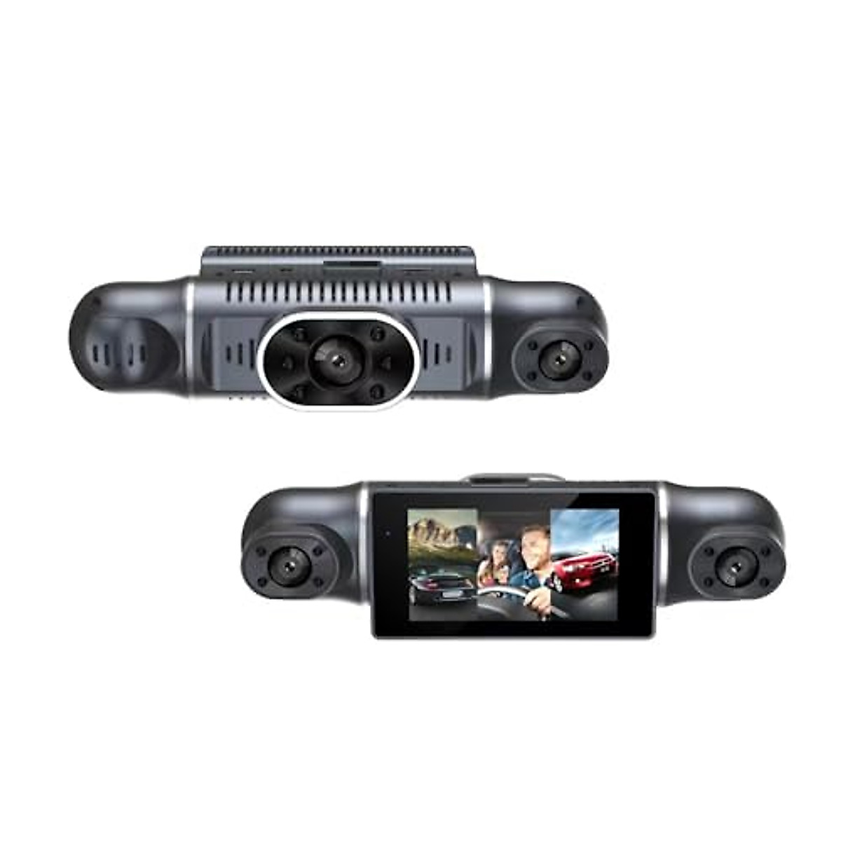 4-Channel Front and Rear Dash Cam - 360-Degree Panoramic Recording for Enhanced Safety, HD 1080P Car Interior and Exterior Camera - Clear Images and Wide Coverage