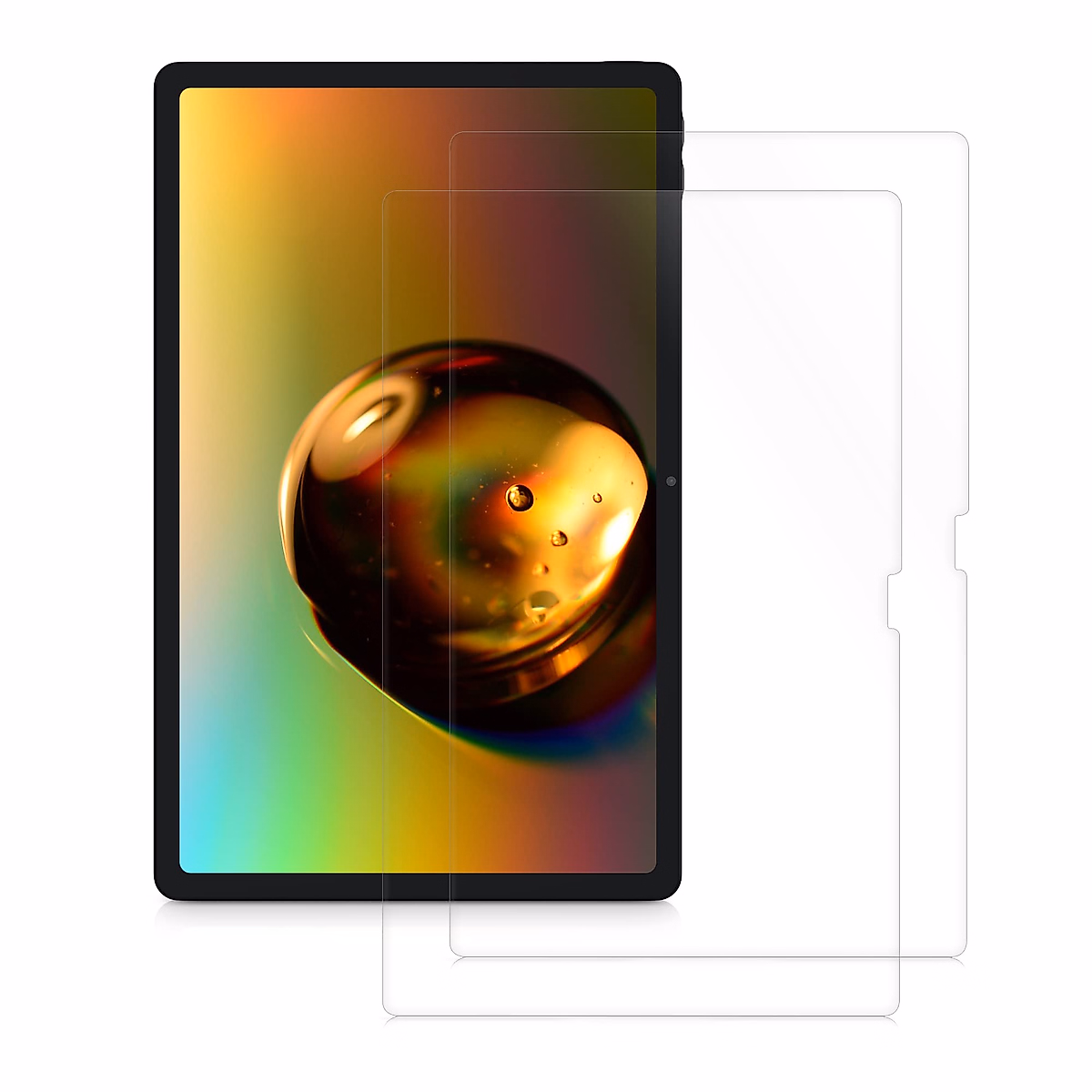 kwmobile Screen Protector Compatible with Lenovo Tab P11 Plus Screen Protector - 2X Anti-Reflective Matte Film for Tablet