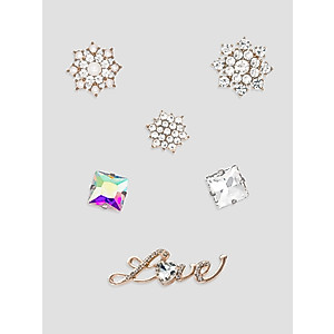 Acwenie Shoe Charms Bling for Croc Jewelry Accessories Decoration for Women Girls Party Favors Birthday Gifts