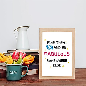 MQMRYeto Funny Leaving Card for Coworker, Retirement Going Away Card for Coworker, Farewell Card for Friend, Gift for Colleague Leaving, Be Fabulous Somewhere Else