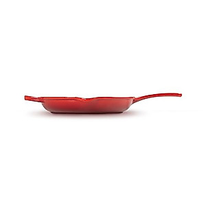 Le Creuset Enameled Cast Iron Signature Iron Handle Skillet, 10.25" (1-3/4 qt.), Cerise