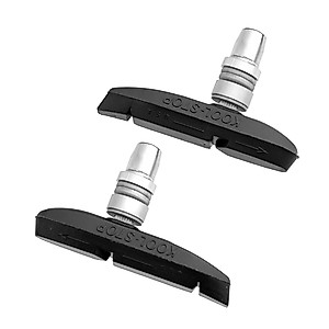 Kool Stop Supra 2 Bicycle Brake Shoes (Threaded, Black)