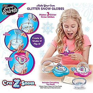 Shimmer & Sparkle CRA-Z Snow Glitter Snow Globes