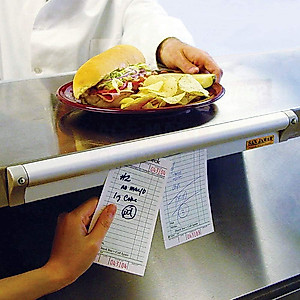 San Jamar Stainless Steel Check Rack, 48 Inches, Silver