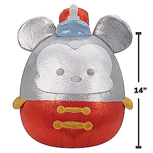 Squishmallows Original Disney100 14-Inch Band Leader Mickey Mouse Plush - Large Ultrasoft Official Jazwares Plush - Amazon Exclusive