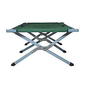 PREMIUM WISH OUTLET Folding Portable Camping Bed Military Sleeping Hiking Camping Guest Travel Cot