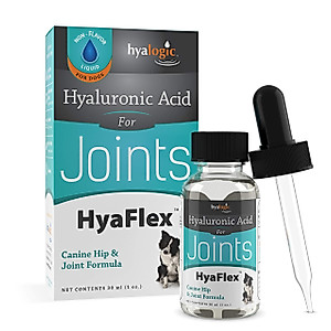 Hyalogic HyaFlex Hyaluronic Acid for Dogs - Premium Pet Supplies for Joint, Skin, Eye, and Coat Maintenance - Natural Joint Supplement for Dogs to Enhance Mobility (30ml)