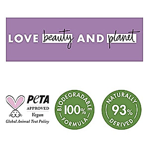 Love Beauty and Planet 100% Biodegradable Shampoo Soothe & Nourish Dry Scalp Hemp Seed Oil & Nana Leaf Sulfate-free, Silicone-free, Cruelty-free, Vegan Shampoo 13.5 oz