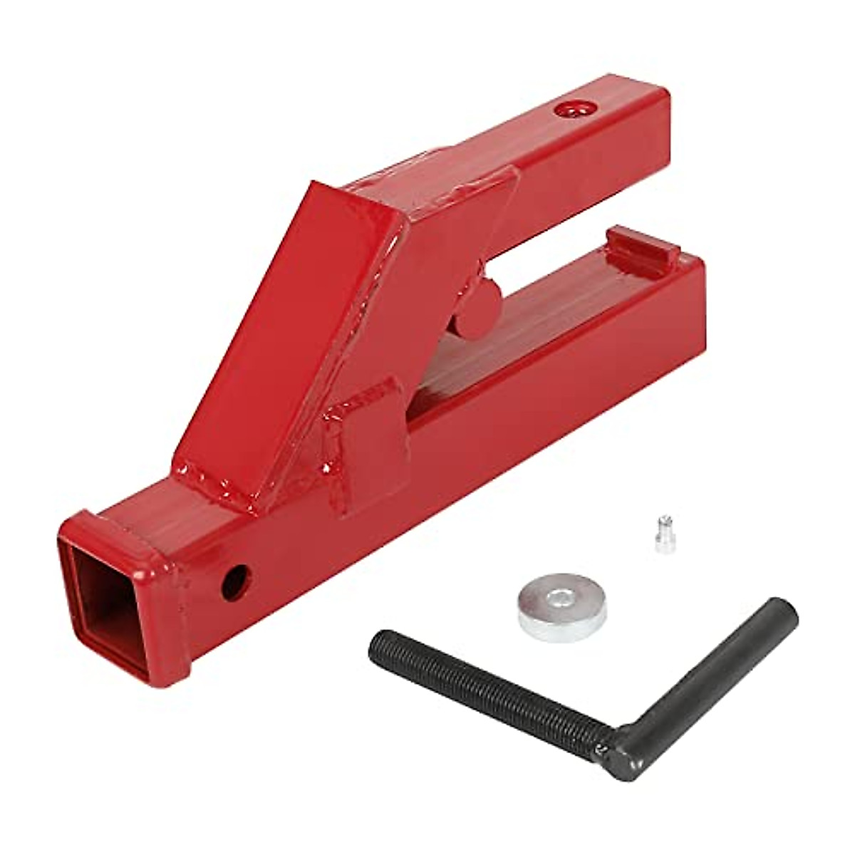 Clamp On Trailer Hitch - 2" Tractor Ball Bucket Trailer Receiver Mount Adapter for Deere Bobcat
