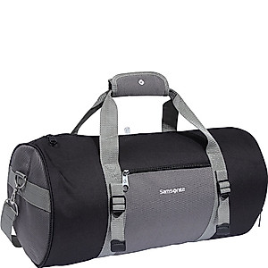 Samsonite Golf Deluxe 3 Piece Golf Travel Set with Wheeling Travel Cover Golf Bag, Duffel Bag, & Shoe Bag, Blue/Black