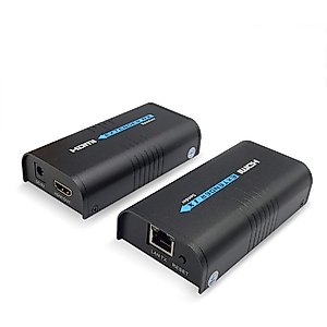 LKV373A 1080P HDMI Extender 365ft/120M over Single Cat5 /Cat6 /Cat7 Ethernet Network and LAN Router/Switcher for HD STB,DVD,PS3, etc Supports TCP/IP by Ethernet