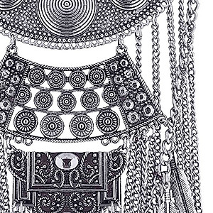 YAZILIND Collar Necklaces Pendants Exaggerated Vintage Maxi Choker Statement Collier Boho Women Jewelry