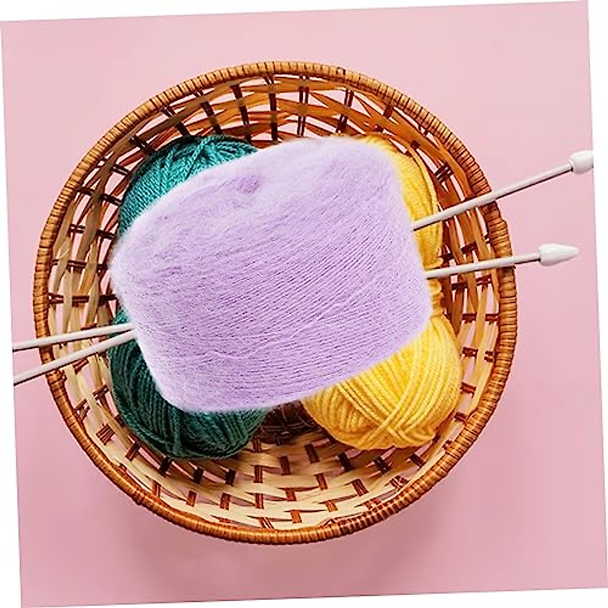 TEHAUX Yarn Knitting for Scarf Knitting Thread Crochet Thread DIY Crochet Yarn Thick Yarn Knitting Supplies Yarn for Crafts Simple Yarn Soft Hair Row Crochet Supplies Ball of Yarn Wool