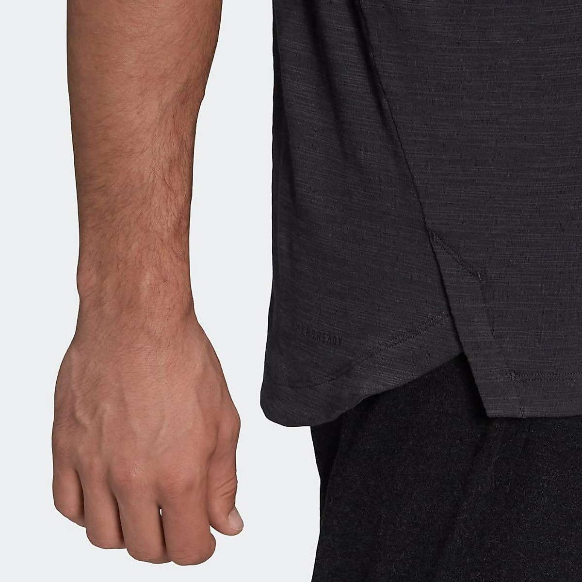 adidas Men's Well Being Tee, Carbon, XX-Large