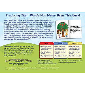 Meet the Sight Words - Level 3 - Easy Reader Books (boxed set of 12 books)
