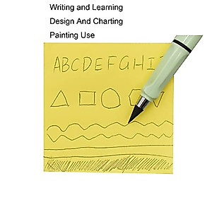 Lopenle 6pcs Eternal Pencils Inkless Pen With 12PCS Replaceable Refills Technology Unlimited Writing Magic Pencil For School Office Professional Use