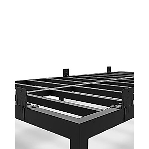 Adjustable Non Slip Mattress Gaskets for Bed Frame or Box Spring, Heavy Duty & Wide Applicability Mattress Retainer Bar, Mattress Holder in Place Gripper, Keep Mattress from Sliding Gripper (6 Pcs)